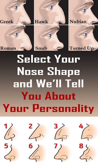 What Does Your Nose Says About Your Personality? - Natural Health Care ...
