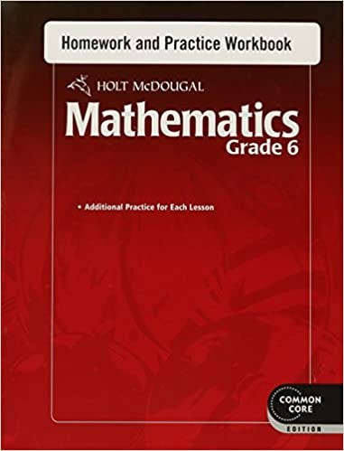 Download In #!PDF Holt McDougal Mathematics: Homework and Practice ...