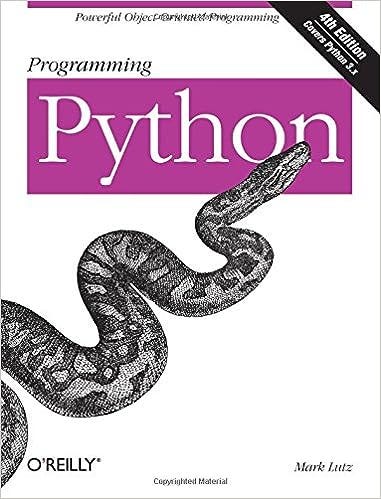 READ/DOWNLOAD!( Programming Python: Powerful Object-Oriented ...
