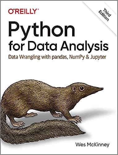 Python for Data Analysis by Wes McKinney —Data Wrangling with Pandas ...
