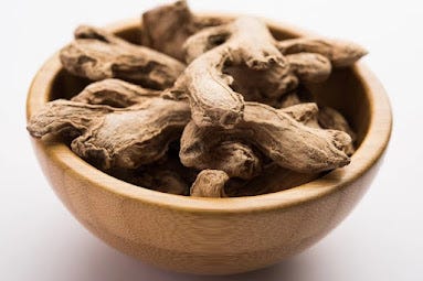 Dry Ginger or Suku (Zingiber officinale)is full of amazing medicinal ...