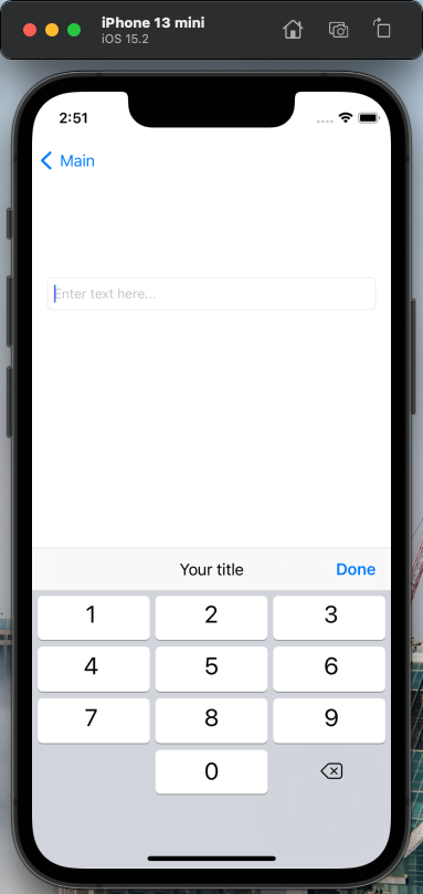 Custom Keyboard Tool Bar In Swift By Odenza Medium