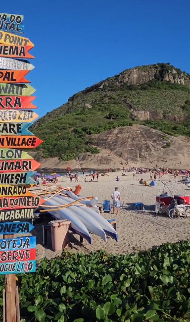 Praia do Pontal, Rio de Janeiro 🔹️A Praia do Pontal is at the end of ...