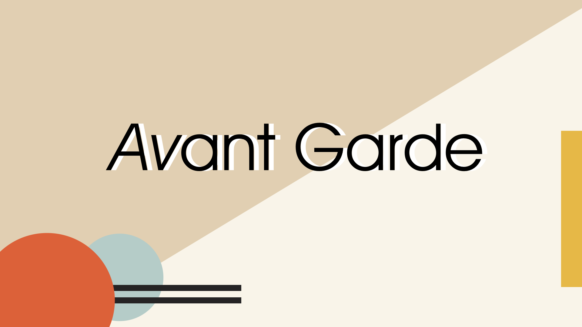 Avant Garde Font Logo Avant Garde Typeface Specimen. UI Case Study