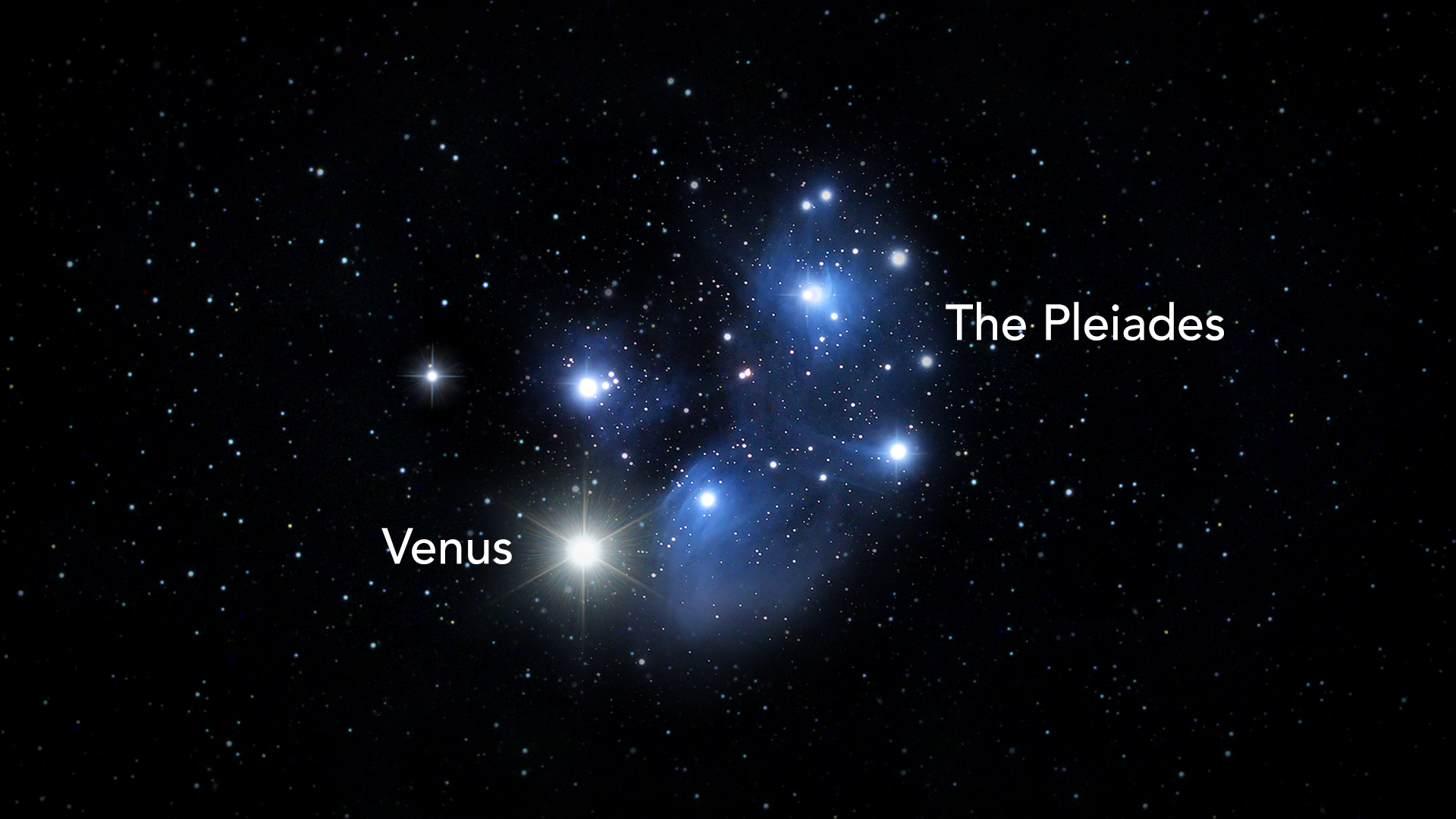 Most Beautiful Star Cluster Pleiades