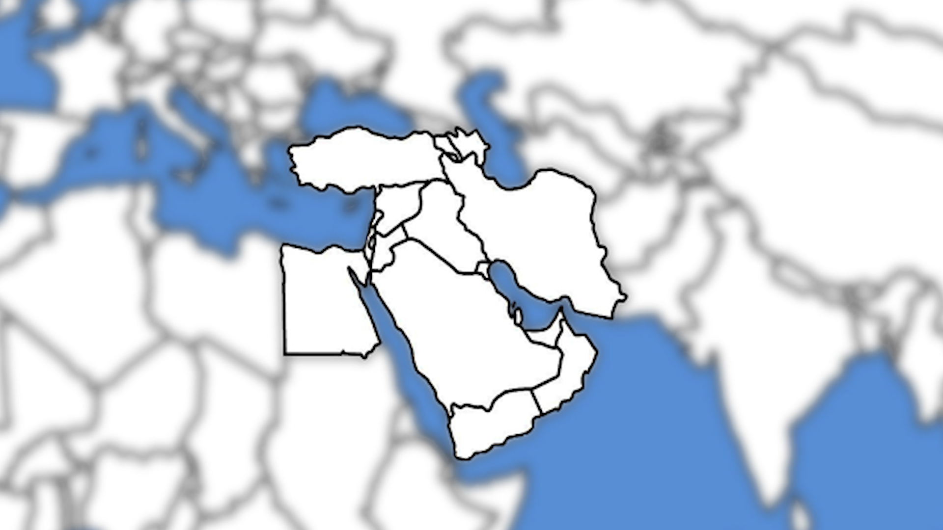 West Asia Political Map