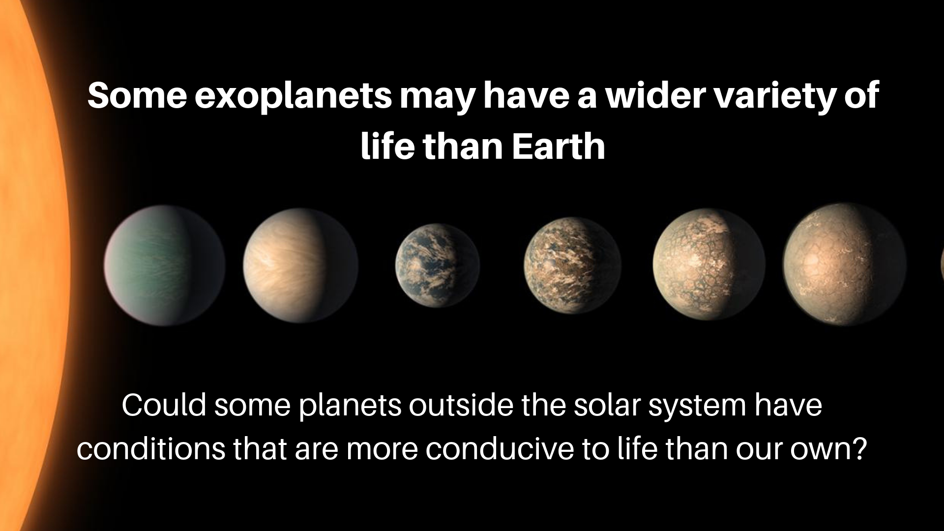 Planets Outside Our Solar System
