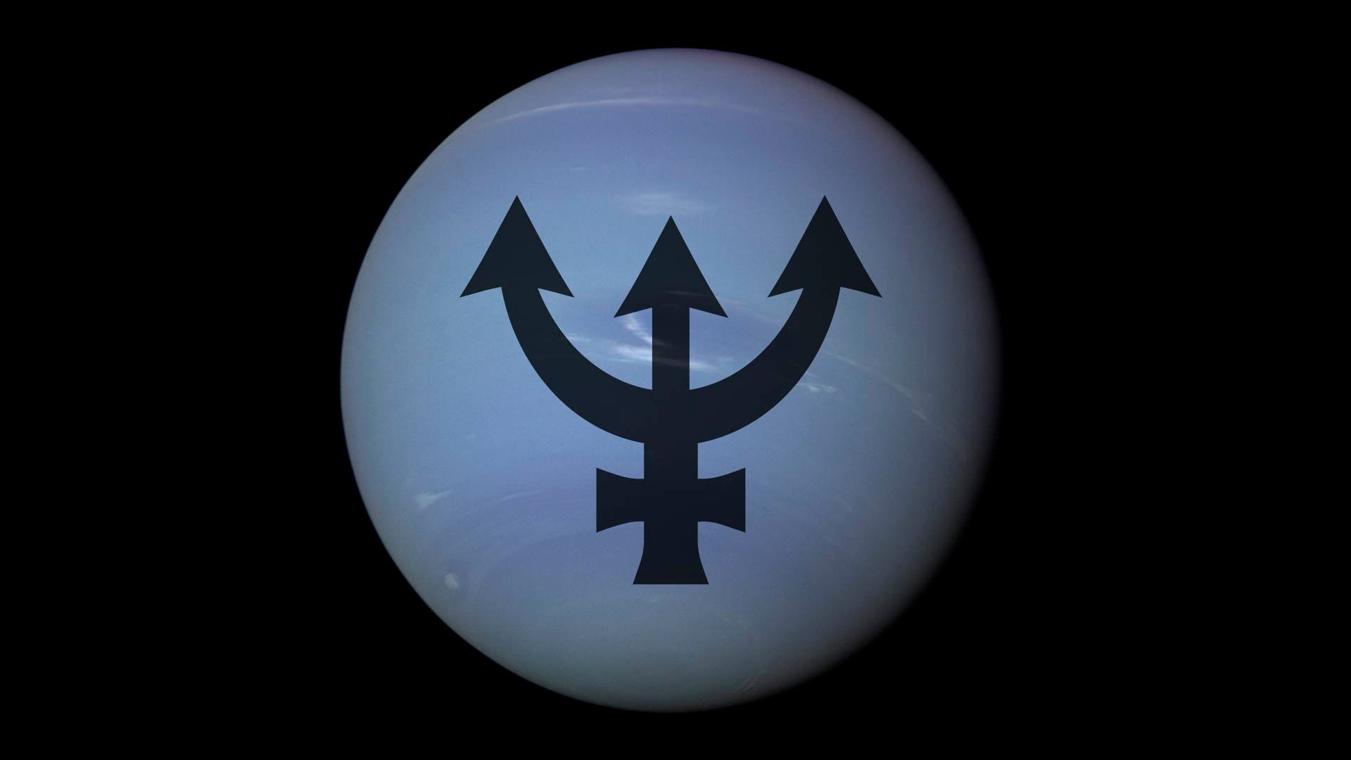 Neptune Planet Symbol Alchemy