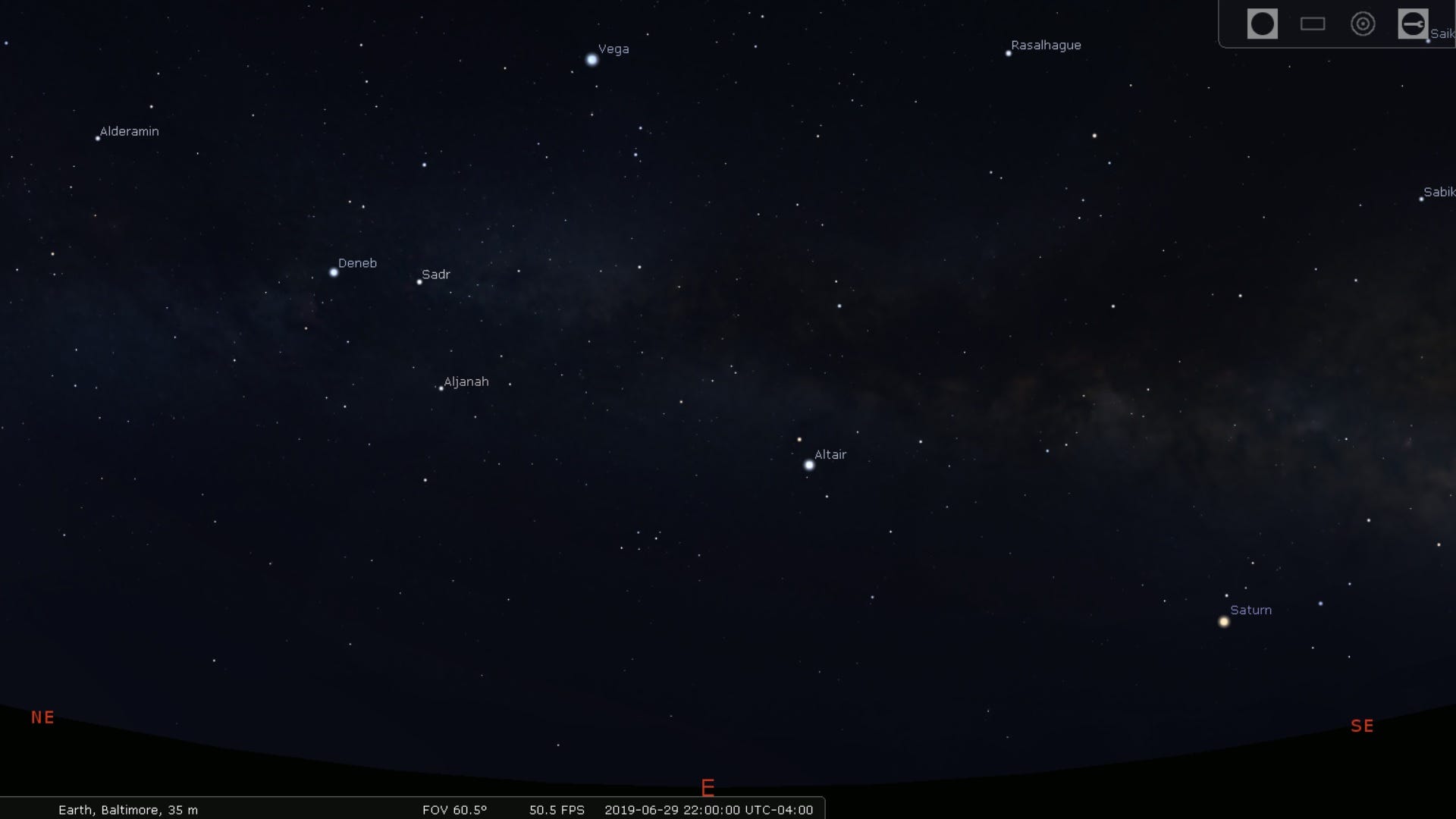 The Great Triangle Astronomy