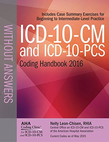 [EBOOK] ICD-10-CM and ICD-10-PCS Coding Handbook, without Answers, 2022 ...
