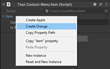 [TIL] Unity — ContextMenuItem. [每日一步] Unity — ContextMenuItem | by bwaynesu | Medium