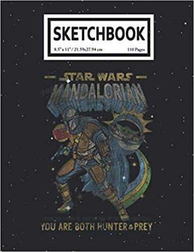 Download In &PDF Sketchbook: The Mandalorian Comic Baby Yoda 110 Pages ...