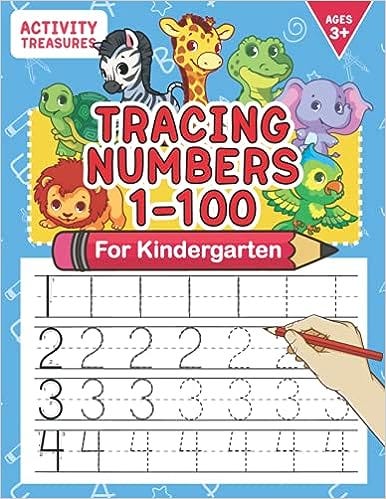READ/DOWNLOAD*# Tracing Numbers 1–100 For Kindergarten: Number Practice ...