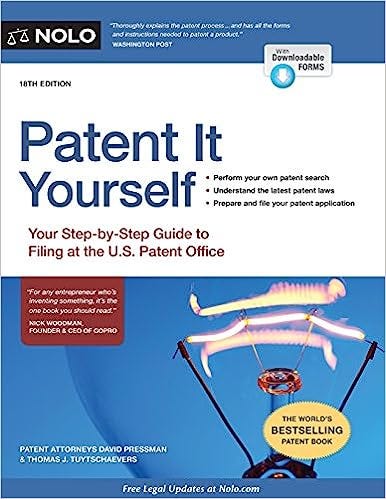 READ/DOWNLOAD=* Patent It Yourself: Your Step-by-Step Guide to Filing ...