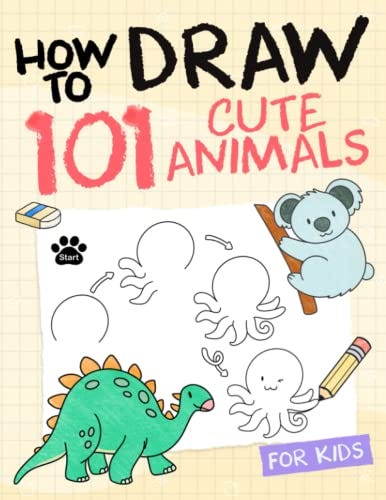 Best Drawing Book for Kids: Learn to Draw Animals Step by Step — Dog ...