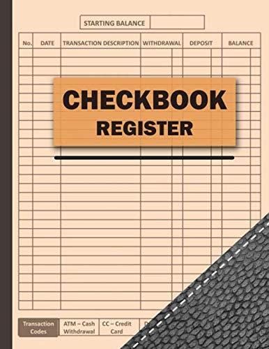 Checkbook Register: checkbook transaction register for Small Business ...