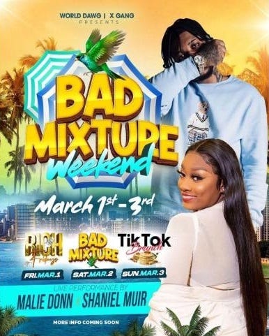 Bad Mixture Weekend - Harry Ajax - Medium