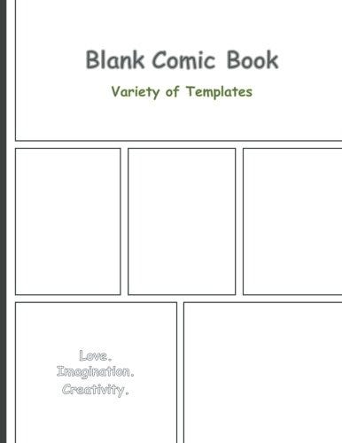 [BOOKS] Blank Comic Book: Blank Comic Panelbook For Kids Girls Boys ...
