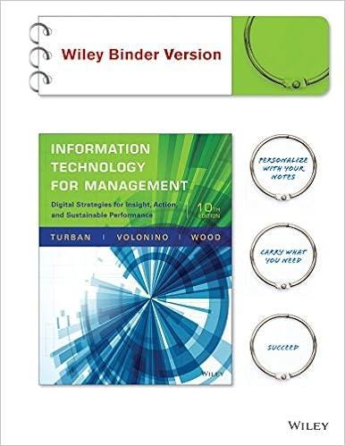 Information Technology for Management Binder Ready Version Digital ...