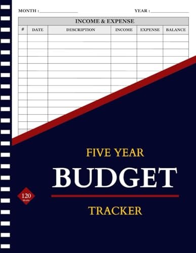 Download Ebook Five Year Budget Tracker: Monthly Financial Tracker ...