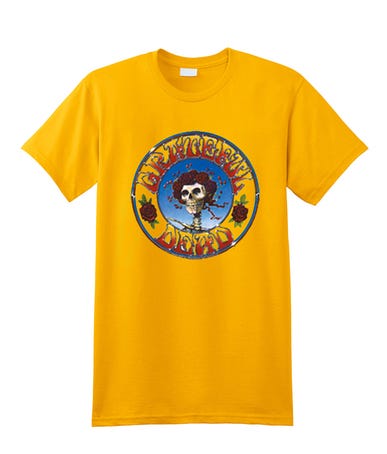 Grateful Dead Skull Yellow T Shirt | by Violet Anderson | Medium