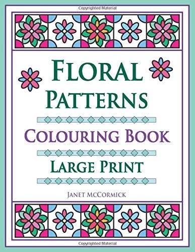 [DOWNLOAD]-Floral Patterns Colouring Book Large Print | by Lunoqizo ...