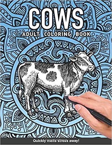 Cows adult coloring book. This is cows adult coloring book… | by Craft ...