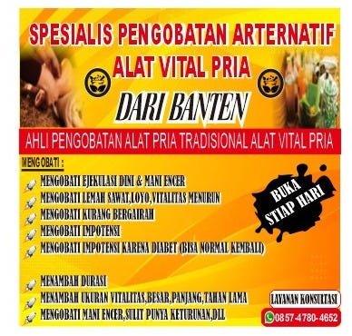 Selamat datang di pengobatan alat vital pria haji Pudin Kota sintang Kalimantan Barat spesialis ...