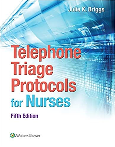 READ/DOWNLOAD=% Telephone Triage Protocols for Nurses (Briggs ...