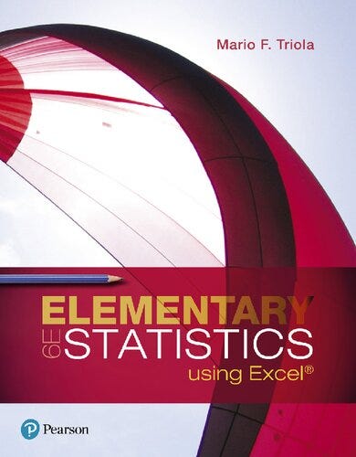 Elementary Statistics Using Excel (6th Edition) — eBook | by Univpdf ...