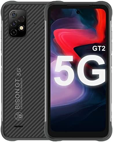 UMIDIGI BISON GT2 Rugged Unlocked Smartphones,8G+128GB Android 11 IP68/IP69K Waterproof MediaTek ...