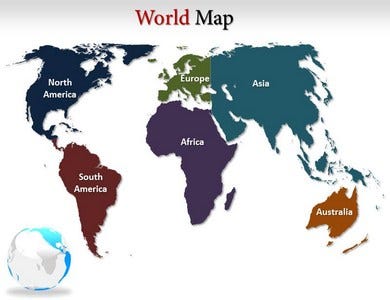 Use the World Map PowerPoint to reach precision and display | by ...