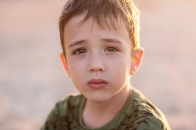 Little boy with sad eyes. Little boy. Really tired, his eyes seem… | by ...