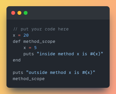 Ruby Scopes: Variables Hide and Seek | by Shraddha | Nov, 2023 | Medium