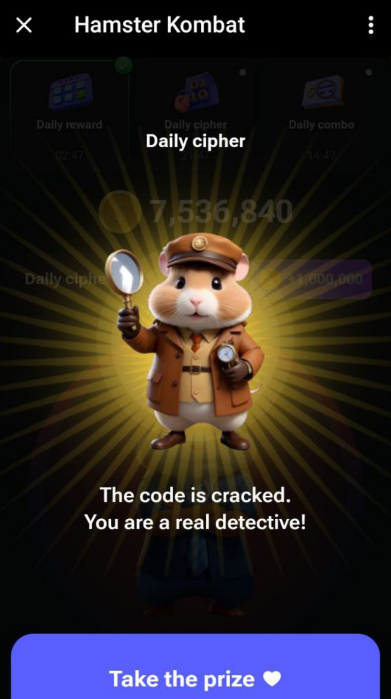 Hamster Kombat Daily Cipher and Combo, June 22–23 | by raccooni4ka | Medium