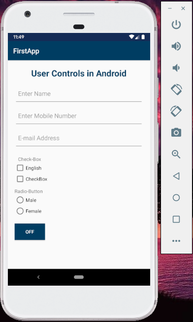 #10. User Inputs In Android... Different Views to interact with users ...