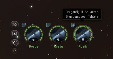 Redesigning UI of fighters in EVE-online, using brains and references ...