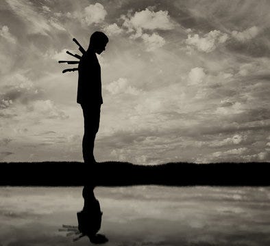 Betrayed by Shadows. The feeling of betrayal arises when… | by A.Adelin Brianna | Medium