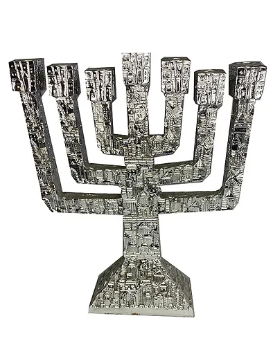 Jerusalem Seven Branch Temple Menorah - Gloriousproductonline - Medium