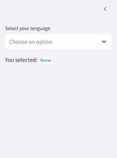Streamlit: Add a selectbox to a sidebar | by nlpblogs | Medium