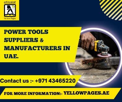 List of Power Tools Suppliers & Manufacturers in UAE. - Ahmadkhansuae ...