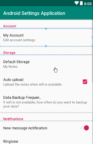 การทำหน้า Settings Android เก็บข้อมูลใน Share Preferences : Part 1 | by ...