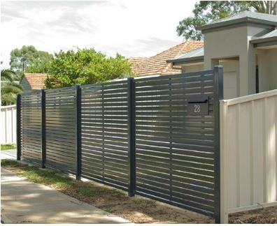 Aluminium Slat Gates Adelaide - Complete Fencing Solutions - Medium