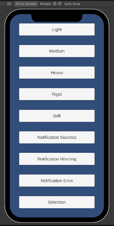 iOS Haptic Feedback in Unity. Haptic feedback provides tactile… | by Januar Elsan | Medium