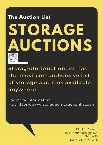 Storage Auctions By Storageunitauctionlist | by storageunitauctionlist ...