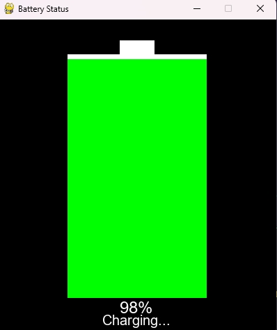 I built my very own Battery Indicator using python | by Aniket ...