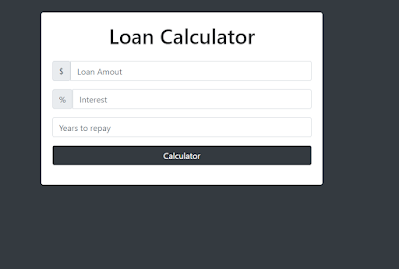 Loan Calculator Using HTML,CSS and JavaScript With Source Code | by Cwrcode | Medium