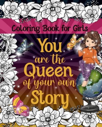 Read online Coloring Book for Girls: Mindfulness, Empowerment ...