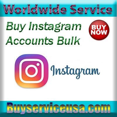 Buy Instagram Accounts Bulk. BuyServiceUSA is the most popular… | by ...