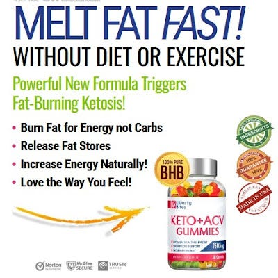 LibertyBites Keto ACV Gummies Ketogenic Diet Booster ACV Gummies! | by ...